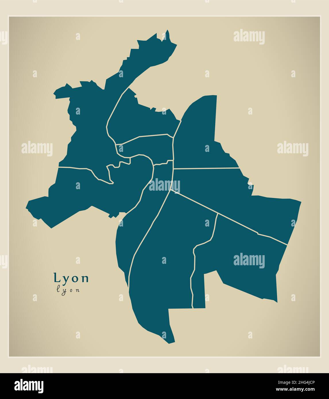 Map lyon -Fotos und -Bildmaterial in hoher Auflösung – Alamy