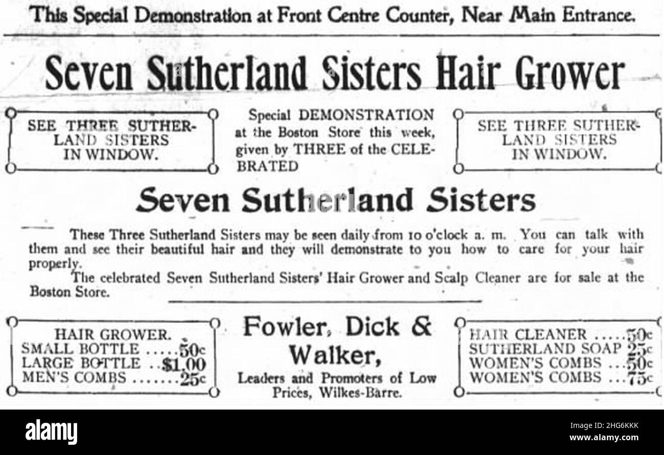 Sieben sutherland schwestern -Fotos und -Bildmaterial in hoher ...