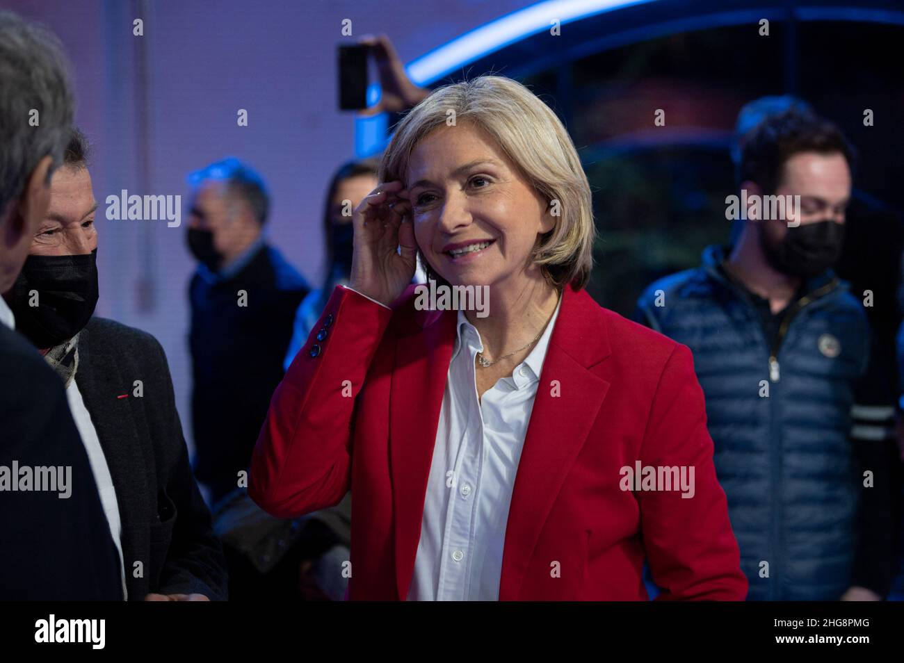 Die Präsidentin der Region Ile-de-France und Kandidatin der rechten ...