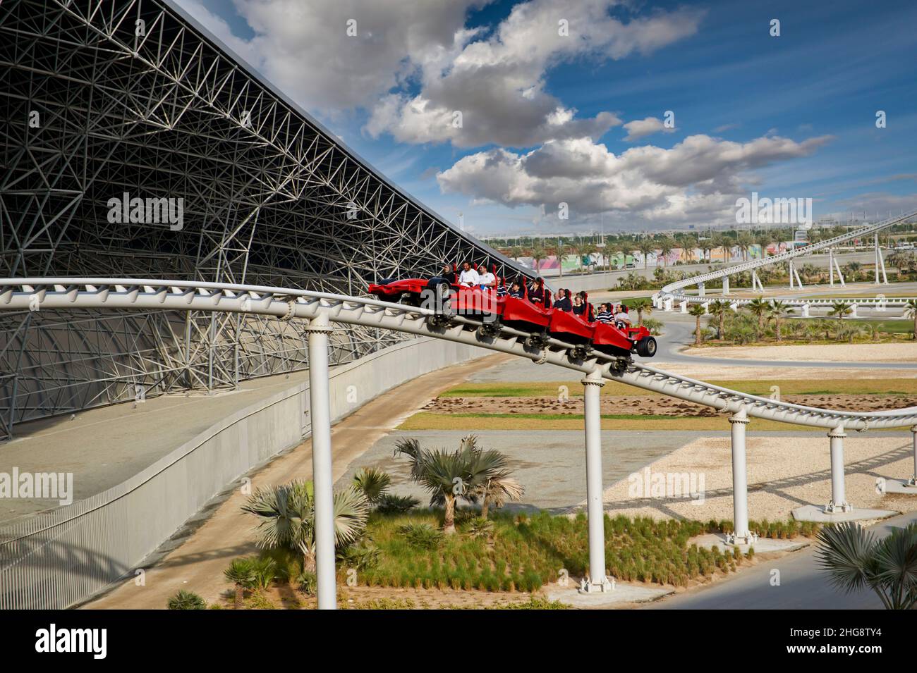Luxus Ferrari World Achterbahn Bildnull