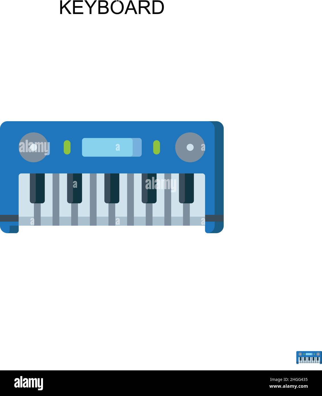 Tastatur einfaches Vektor-Symbol.perfekte Farbe modernes Piktogramm auf ...