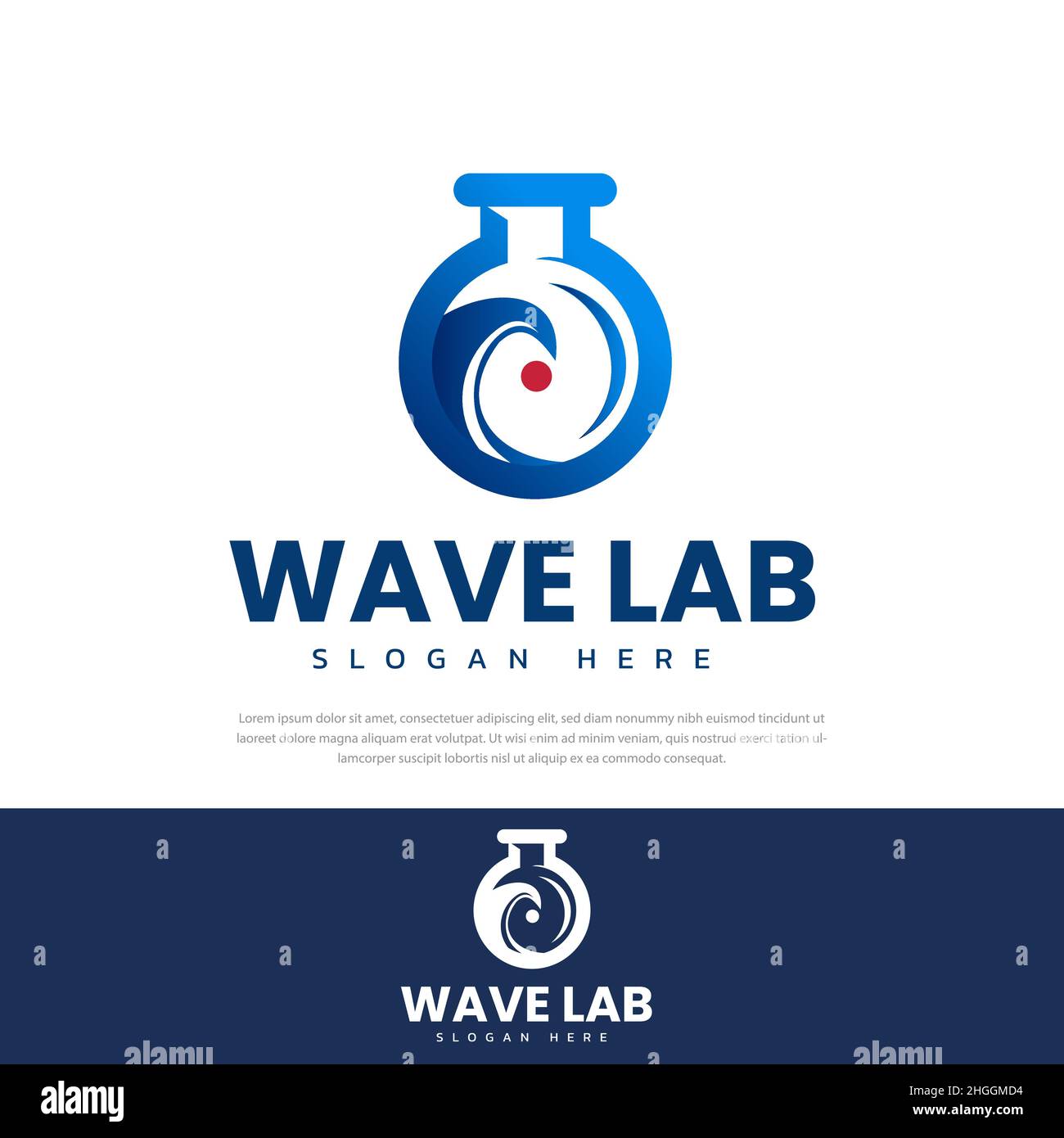 Laboratory logo Stock-Vektorgrafiken kaufen - Alamy