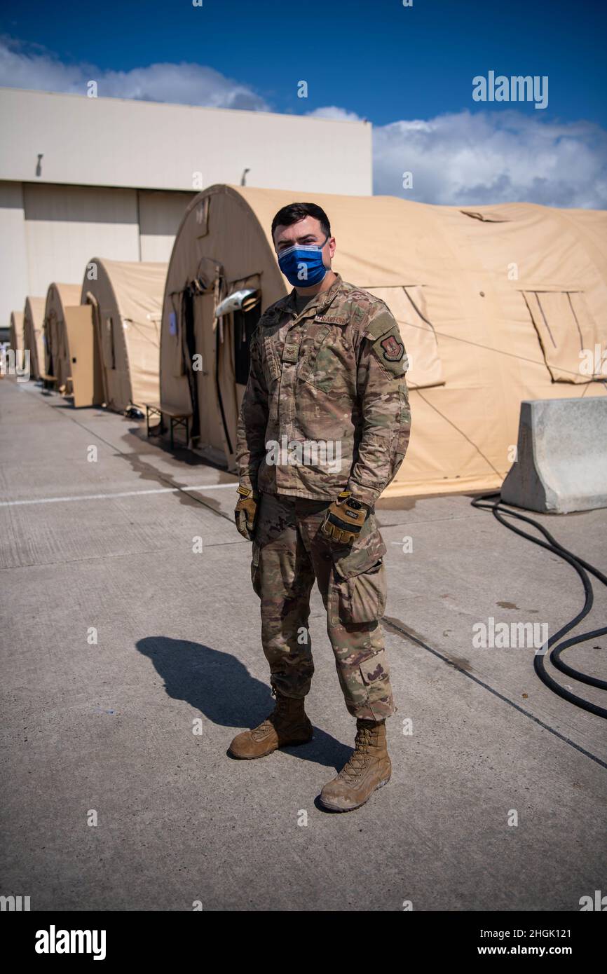 US Air Force Senior Airman Torin Overture, 786th Civil Engineering ...