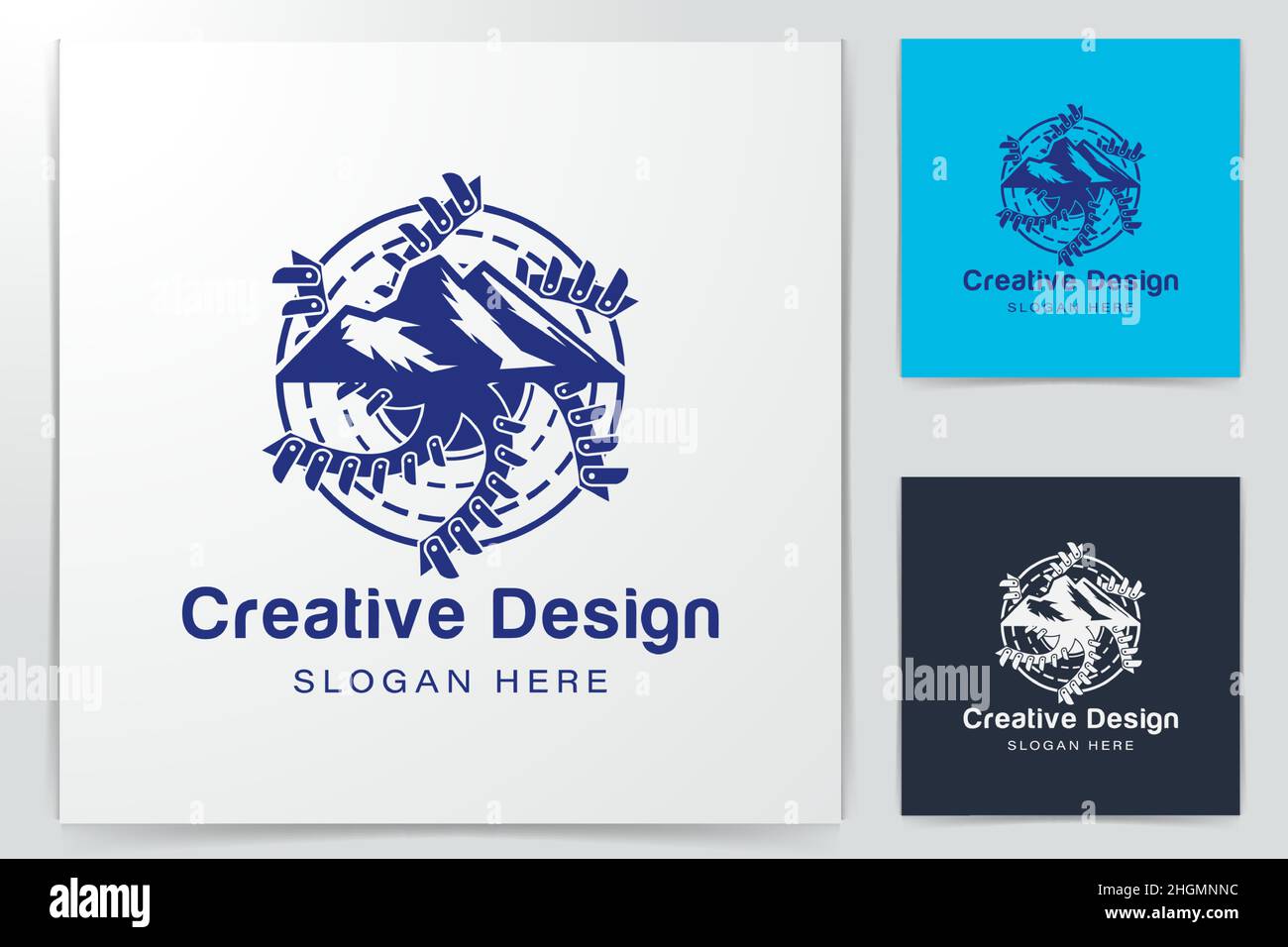 Berg und Kutter. Bohren. Kohle Mine Logo Ideen. Inspiration Logo Design ...