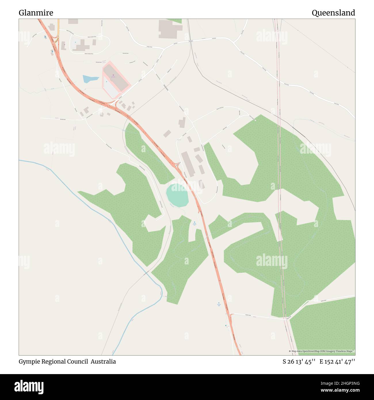 Glanmire, Gympie Regional Council, Australien, Queensland, S 26 13' 45 ...