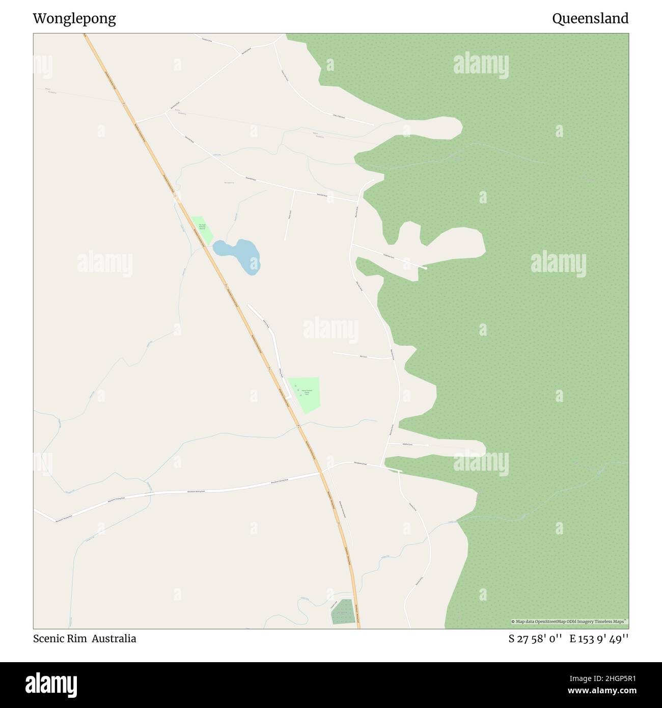 Wonglepong, Scenic Rim, Australien, Queensland, S 27 58' 0'', E 153 9 ...