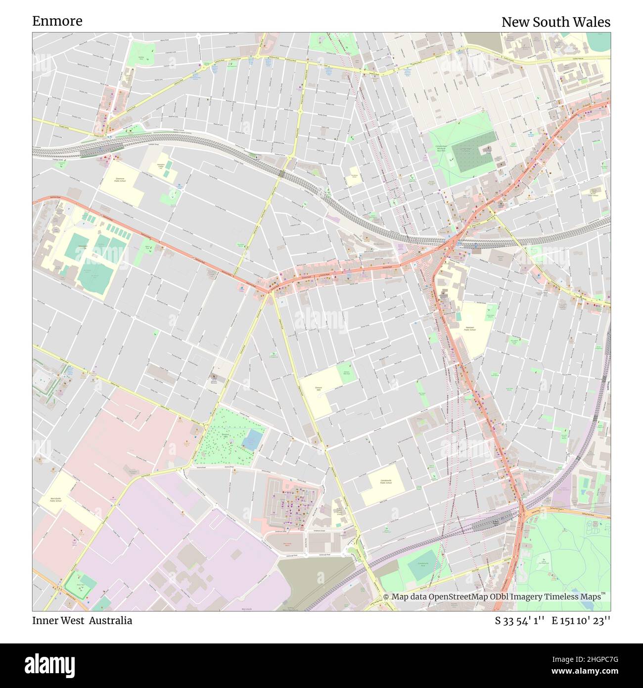 Enmore, Inner West, Australien, New South Wales, S 33 54' 1'', E 151 10 ...