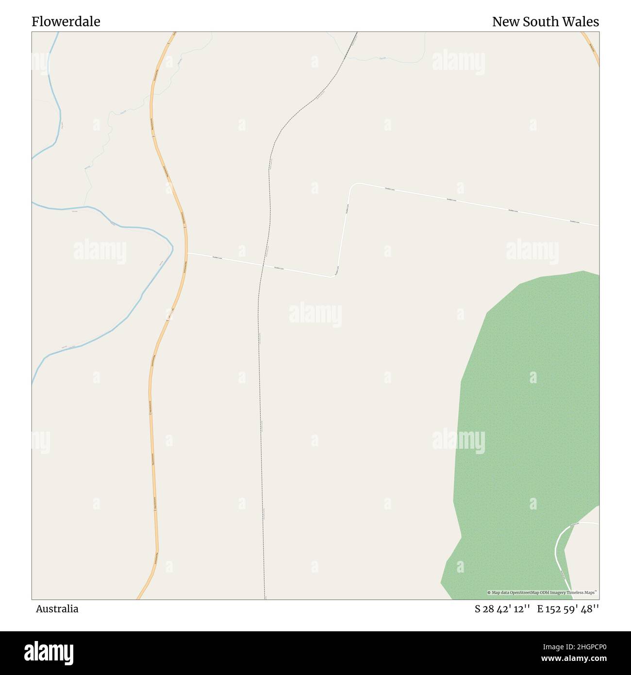 Flowerdale, Australien, New South Wales, S 28 42' 12'', E 152 59' 48 ...