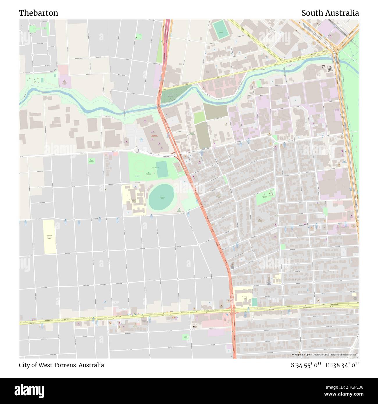 Thebarton, City of West Torrens, Australien, South Australia, S 34 55 ...