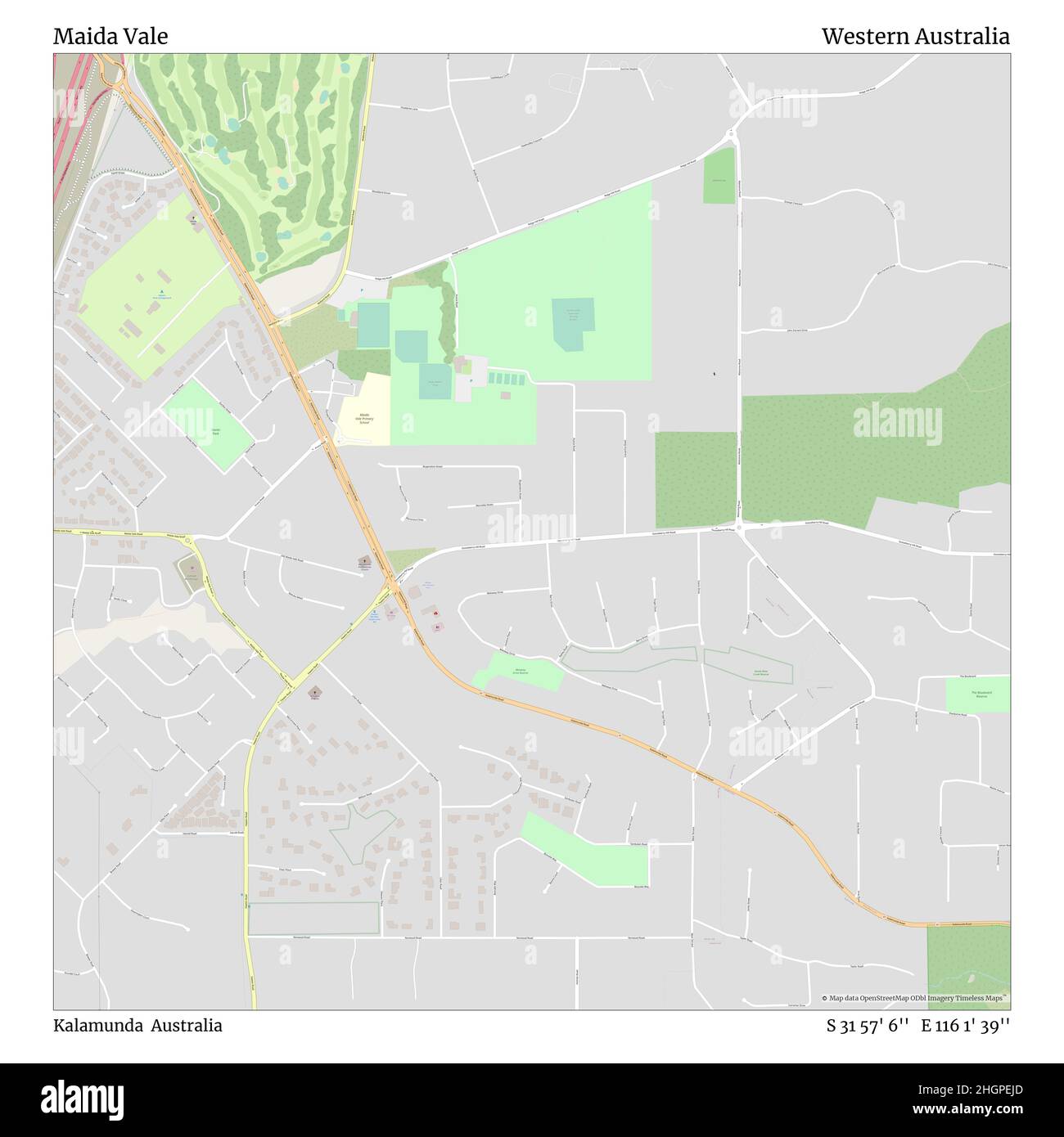 Maida Val, Kalamunda, Australien, Western Australia, S 31 57' 6'', E ...