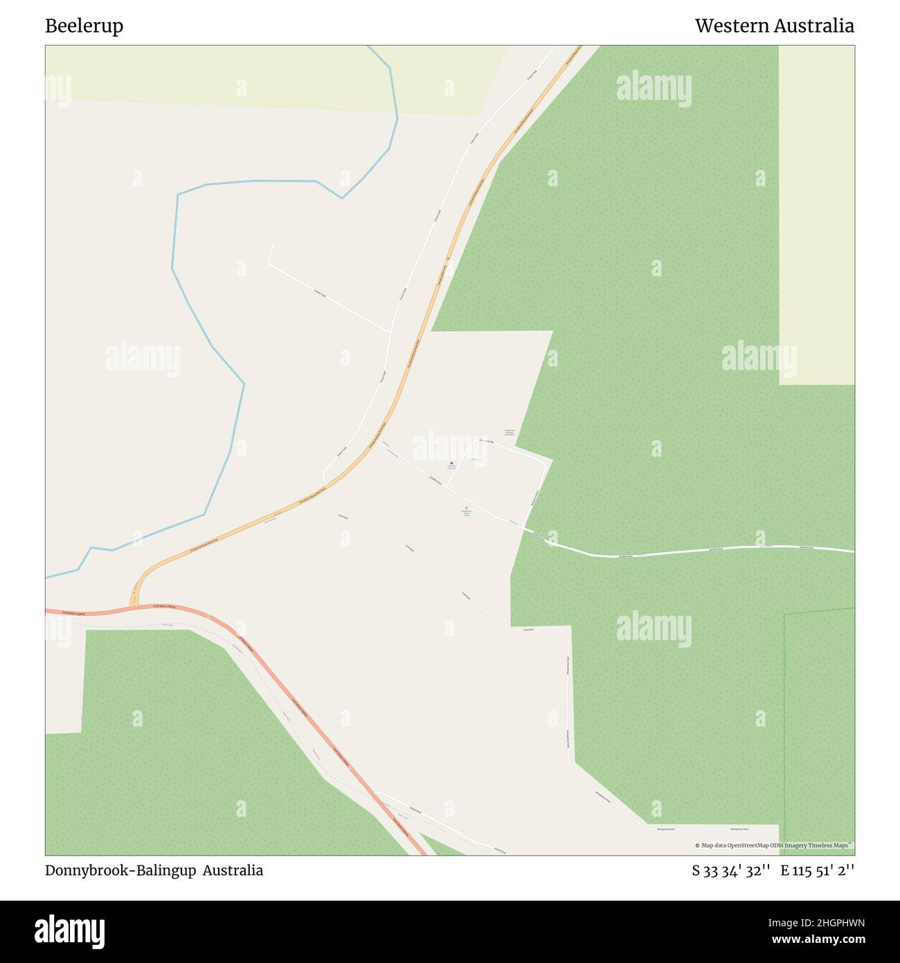 Beelerup, Donnybrook-Balingup, Australien, Western Australia, S 33 34 ...