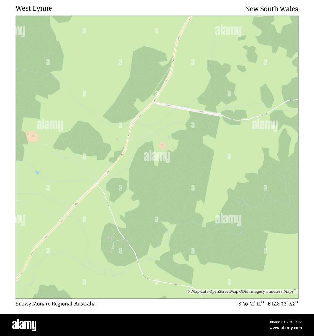West Lynne, Snowy Monaro Regional, Australien, New South Wales, S 36 31 ...