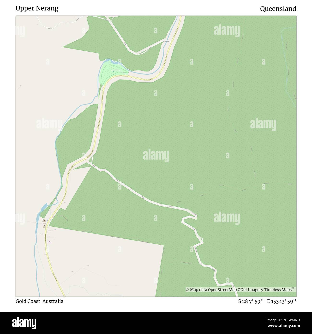Upper Nerang, Gold Coast, Australien, Queensland, S 28 7' 59'', E 153 ...