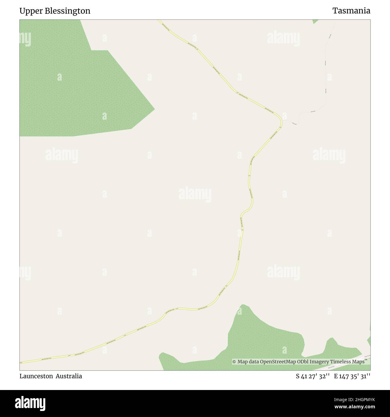 Upper Blessington, Launceston, Australien, Tasmanien, S 41 27' 32'', E ...
