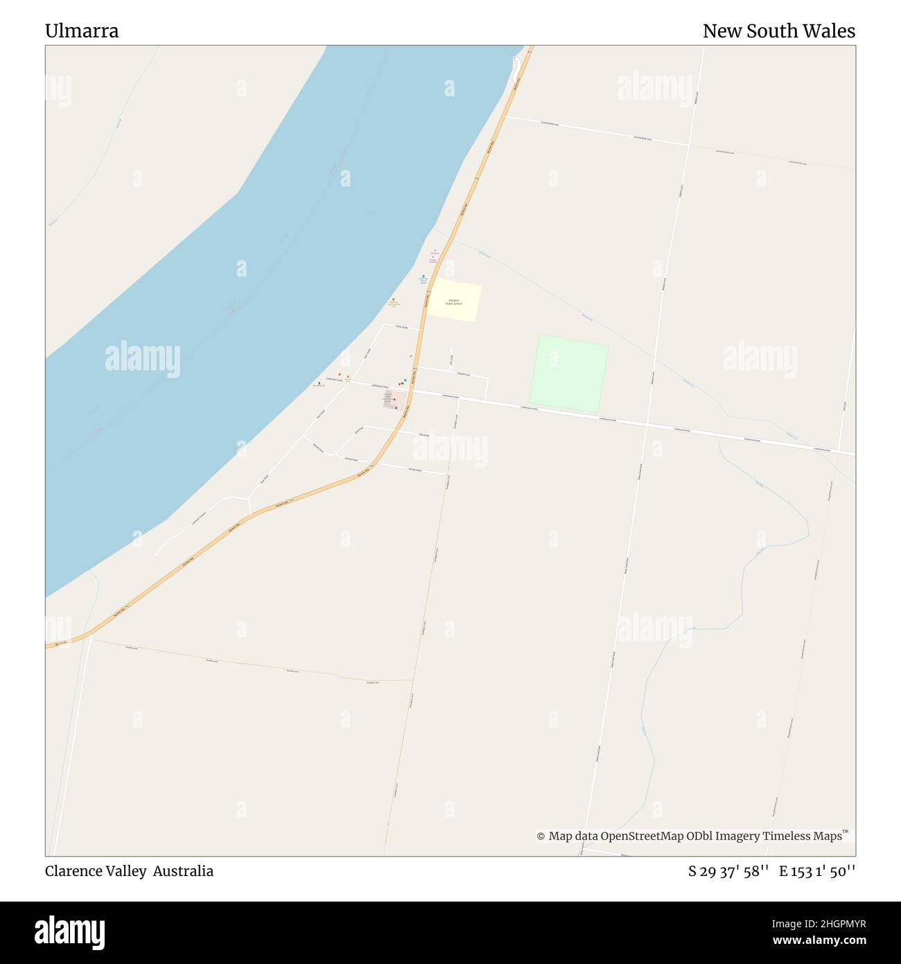 Ulmarra, Clarence Valley, Australien, New South Wales, S 29 37' 58'', E ...