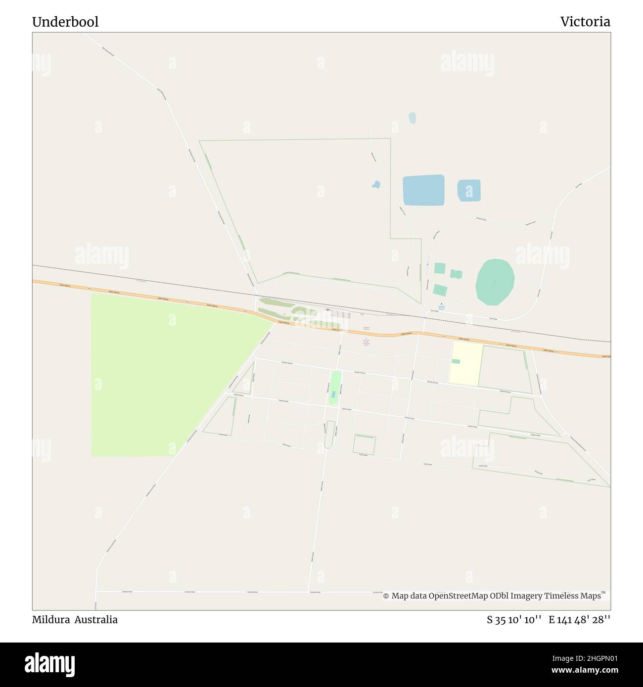 Underbool, Mildura, Australien, Victoria, S 35 10' 10'', E 141 48' 28 ...