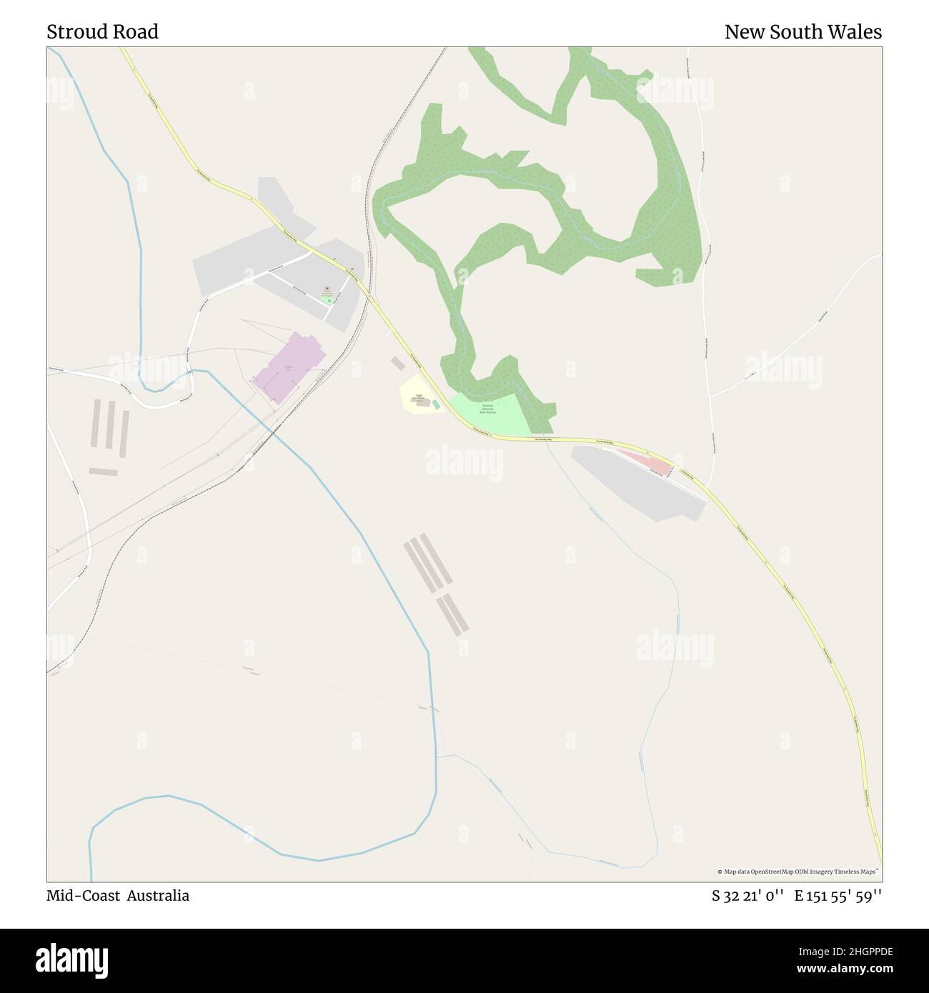 Stroud Road, Mid-Coast, Australien, New South Wales, S 32 21' 0'', E ...