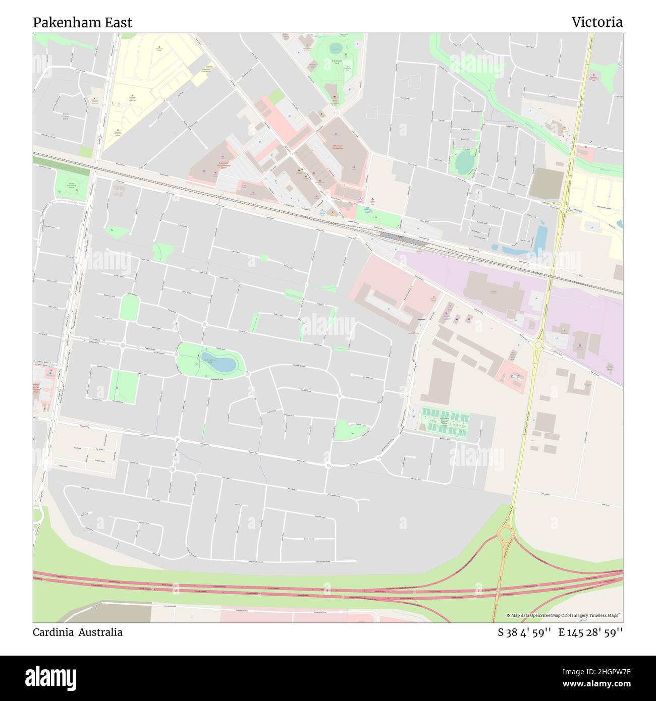 Pakenham East, Cardinia, Australia, Victoria, S 38 4' 59'', E 145 28 ...