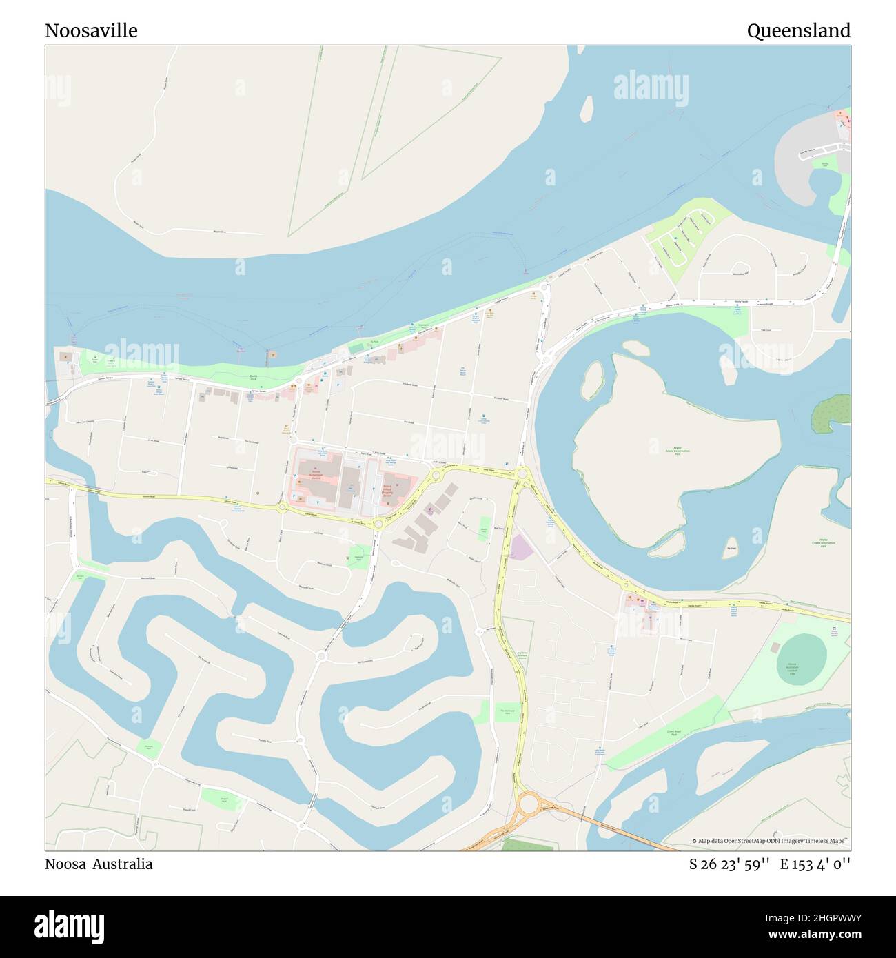 Noosaville, Noosa, Australien, Queensland, S 26 23' 59'', E 153 4' 0 ...
