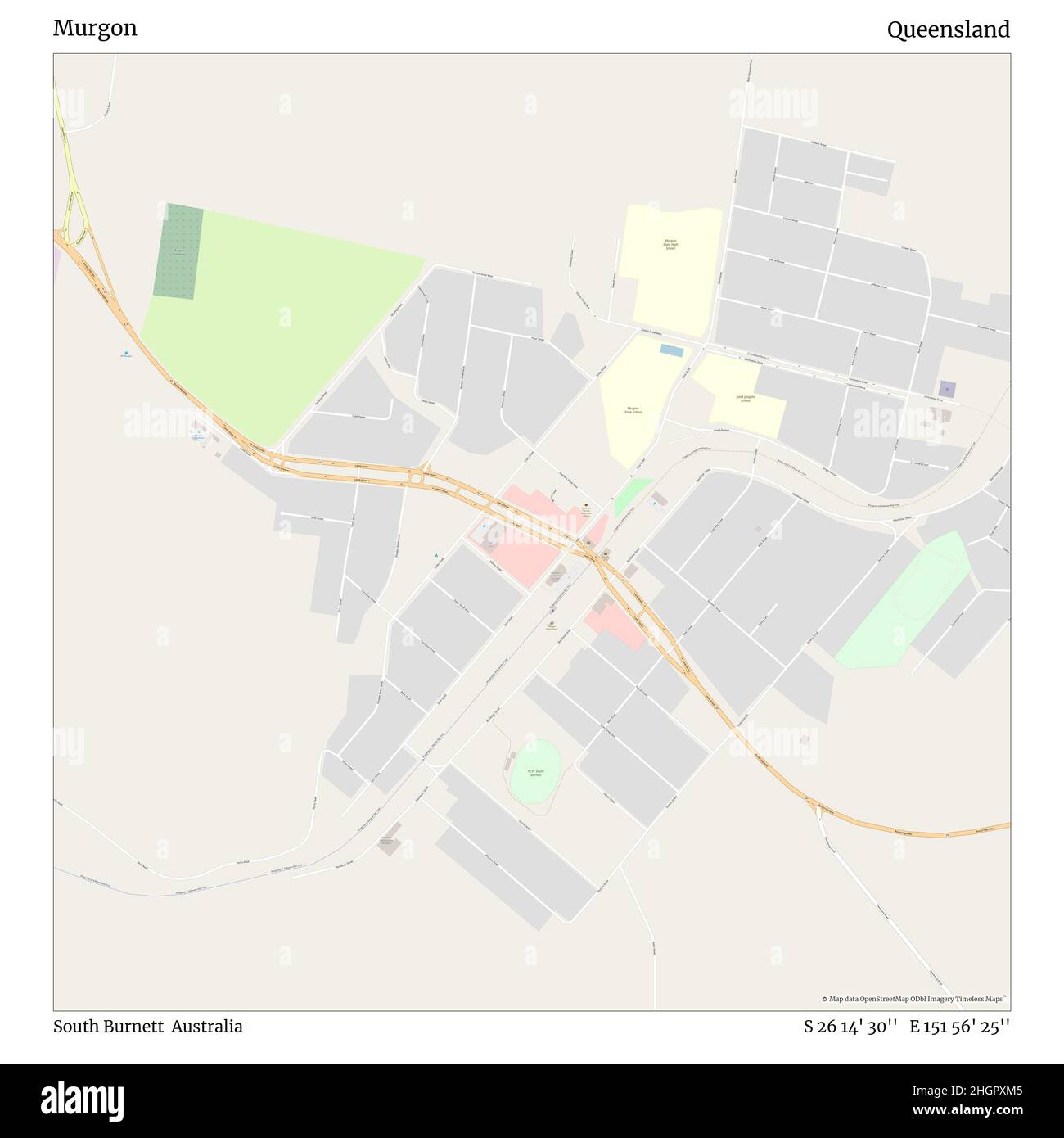 Murgon, South Burnett, Australien, Queensland, S 26 14' 30'', E 151 56 ...