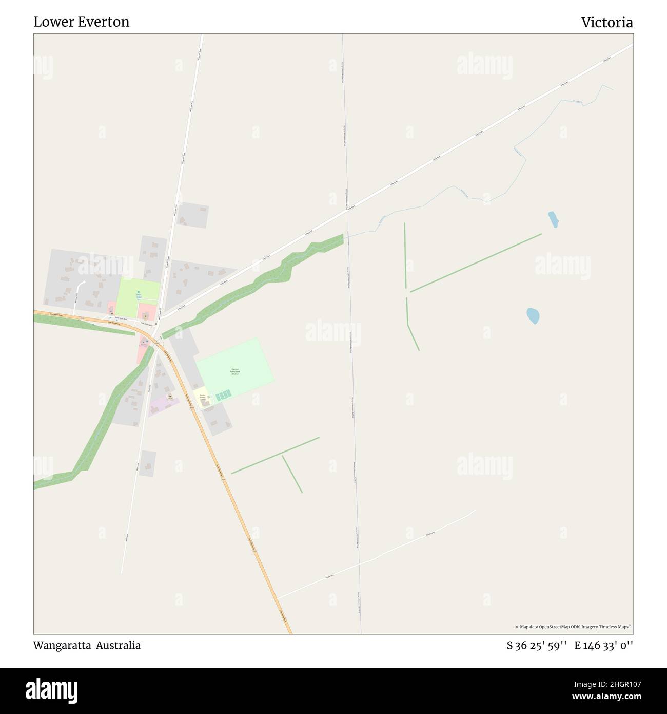 Lower Everton, Wangaratta, Australien, Victoria, S 36 25' 59'', E 146 ...