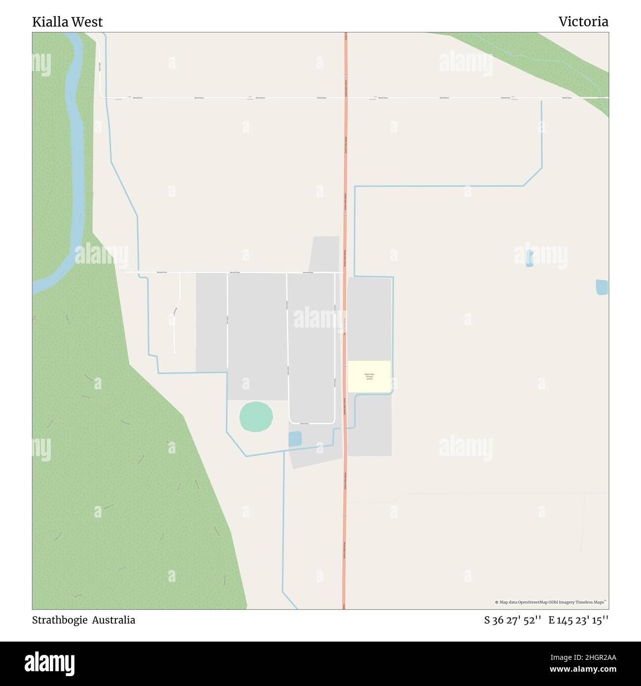 Kialla West, Strathbogie, Australien, Victoria, S 36 27' 52'', E 145 23 ...