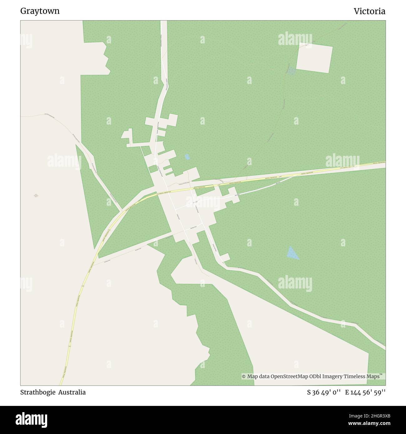 Graytown, Strathbogie, Australien, Victoria, S 36 49' 0'', E 144 56' 59 ...