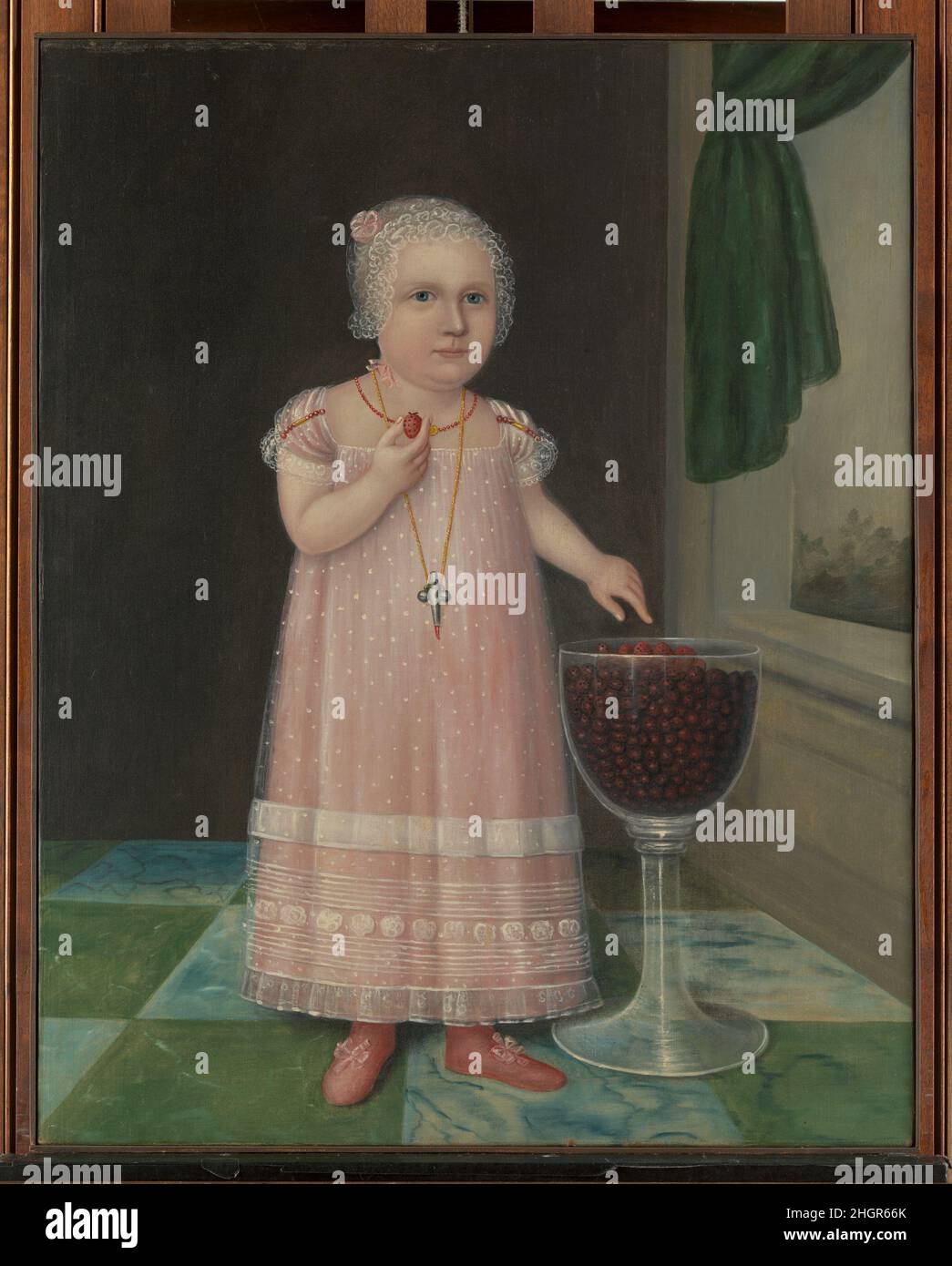 Emma Van Name ca. 1805 Joshua Johnson Dieses fesselnde Porträt eines ...