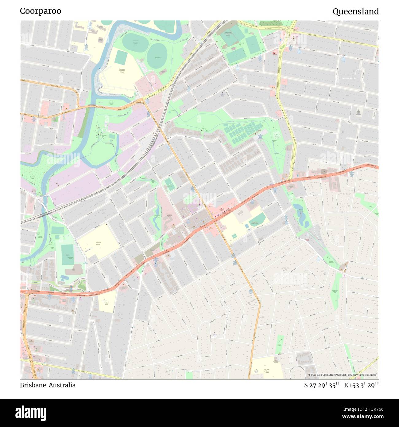 Coorparoo, Brisbane, Australien, Queensland, S 27 29' 35'', E 153 3' 29 ...