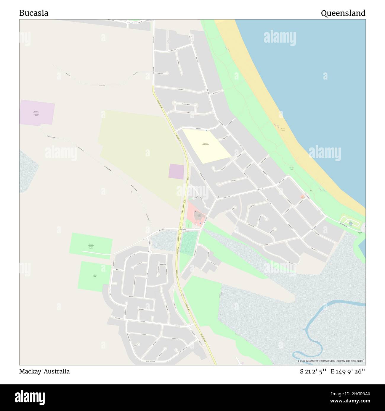 Bucasia, Mackay, Australien, Queensland, S 21 2' 5'', E 149 9' 26 ...