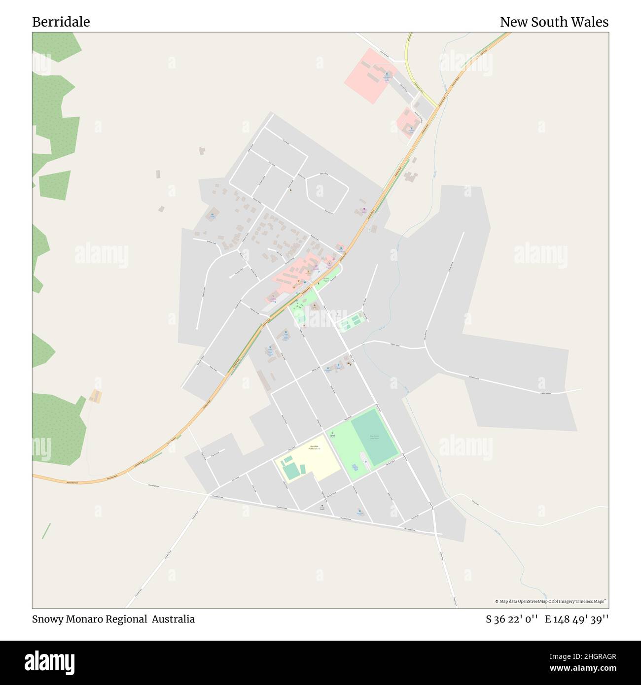 Berridale, Snowy Monaro Regional, Australien, New South Wales, S 36 22 ...