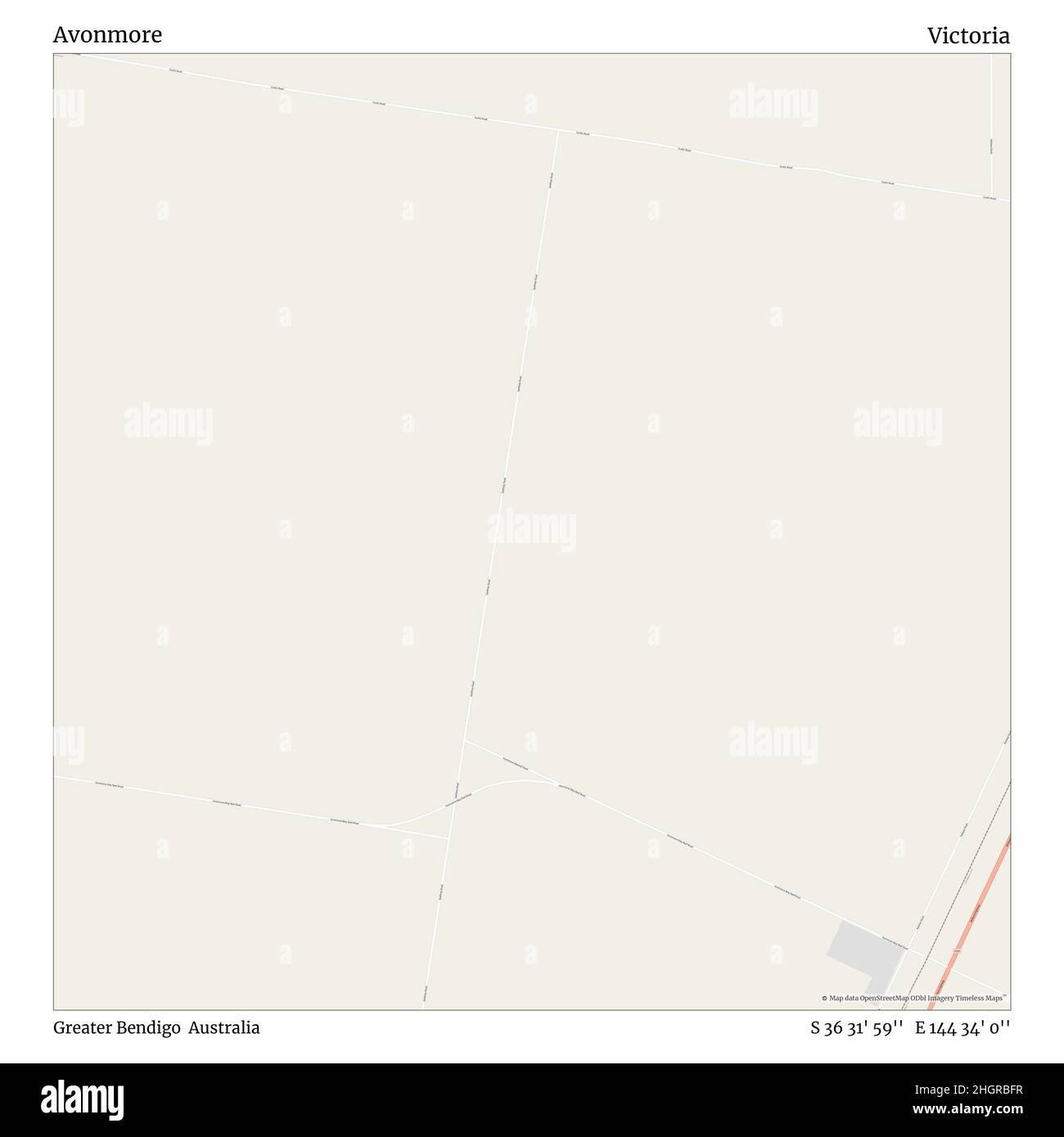 Avonmore, Greater Bendigo, Australien, Victoria, S 36 31' 59'', E 144 ...
