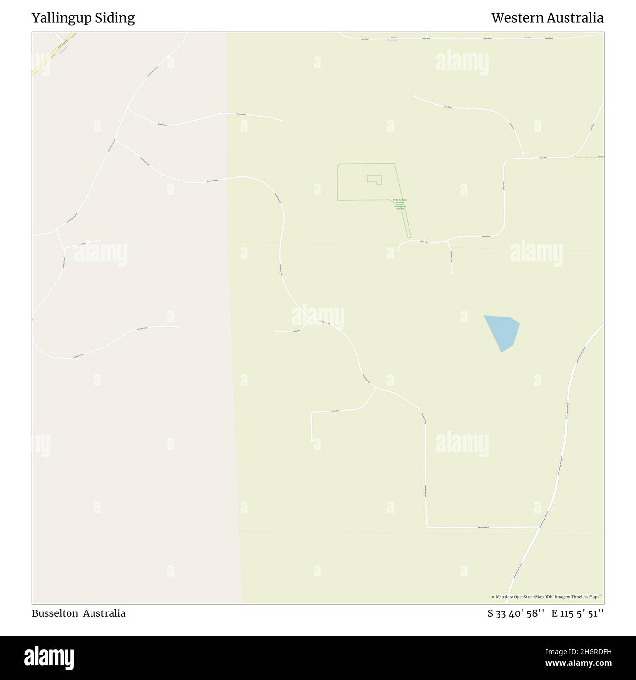 Yallingup Siding, Busselton, Australien, Western Australia, S 33 40' 58 ...