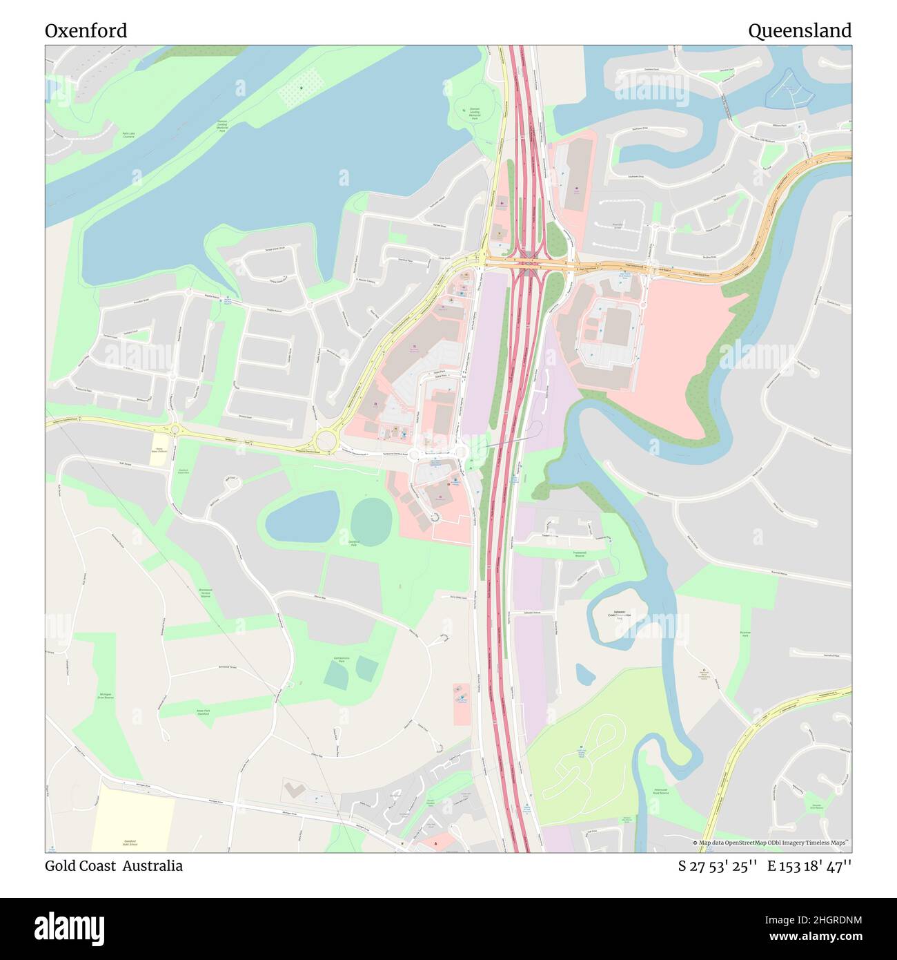 Oxenford, Gold Coast, Australien, Queensland, S 27 53' 25'', E 153 18 ...