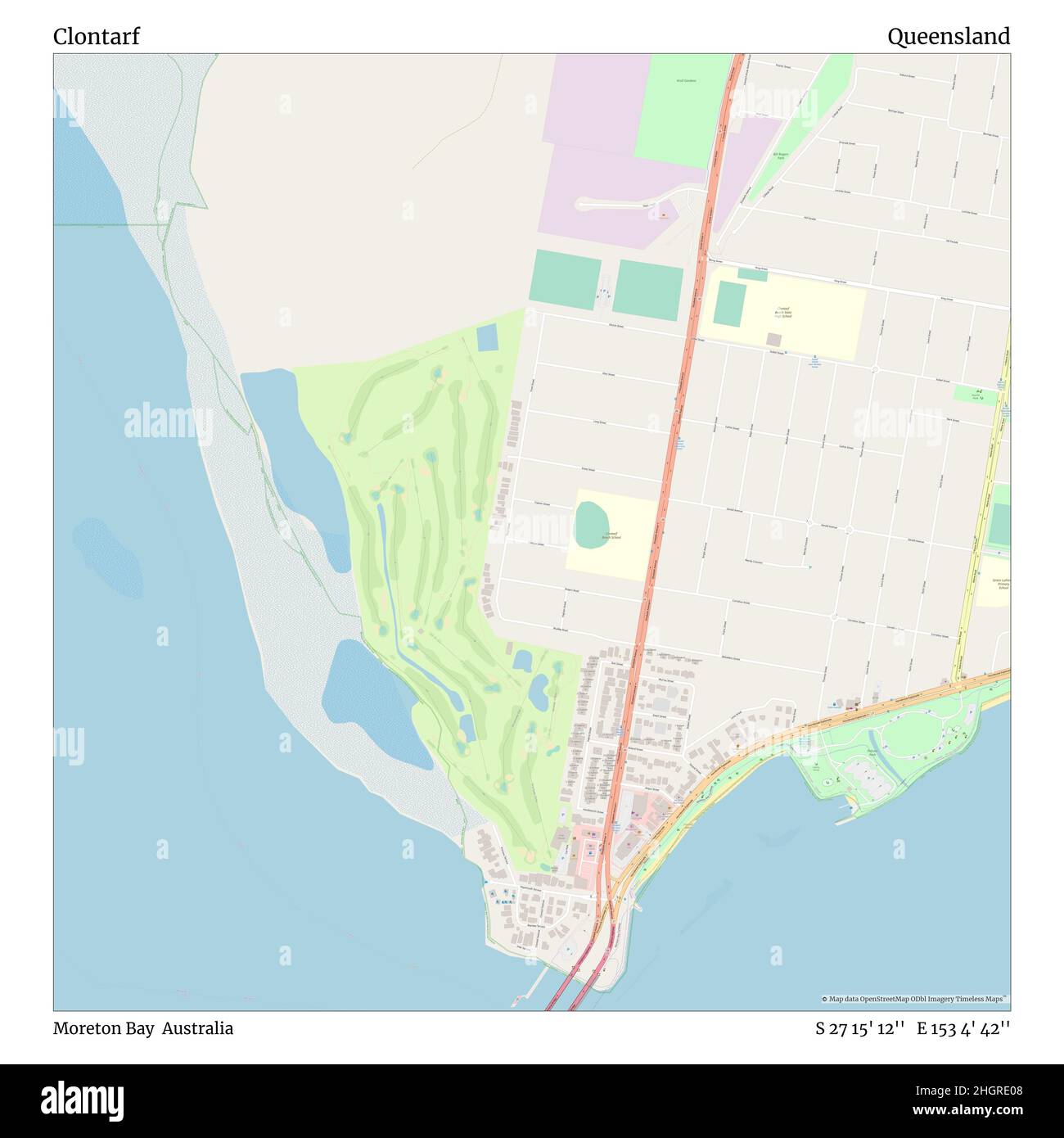 Clontarf, Moreton Bay, Australien, Queensland, S 27 15' 12'', E 153 4 ...