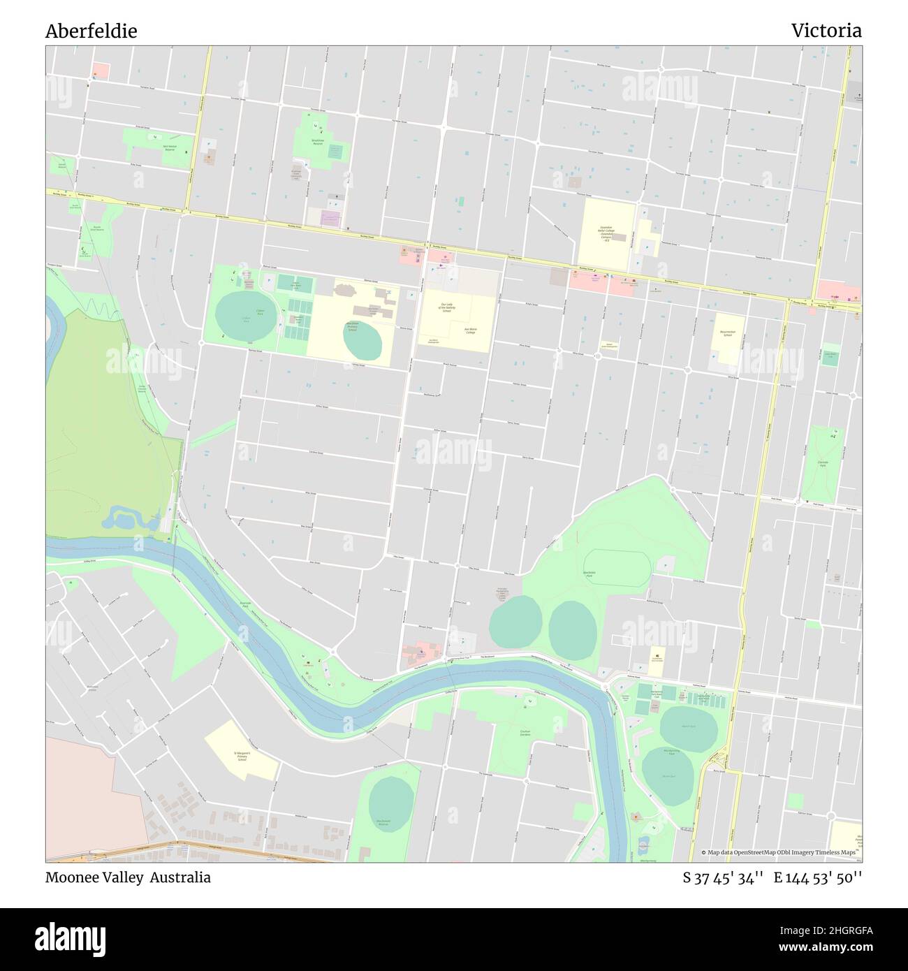 Aberfeldie, Moonee Valley, Australien, Victoria, S 37 45' 34'', E 144 ...