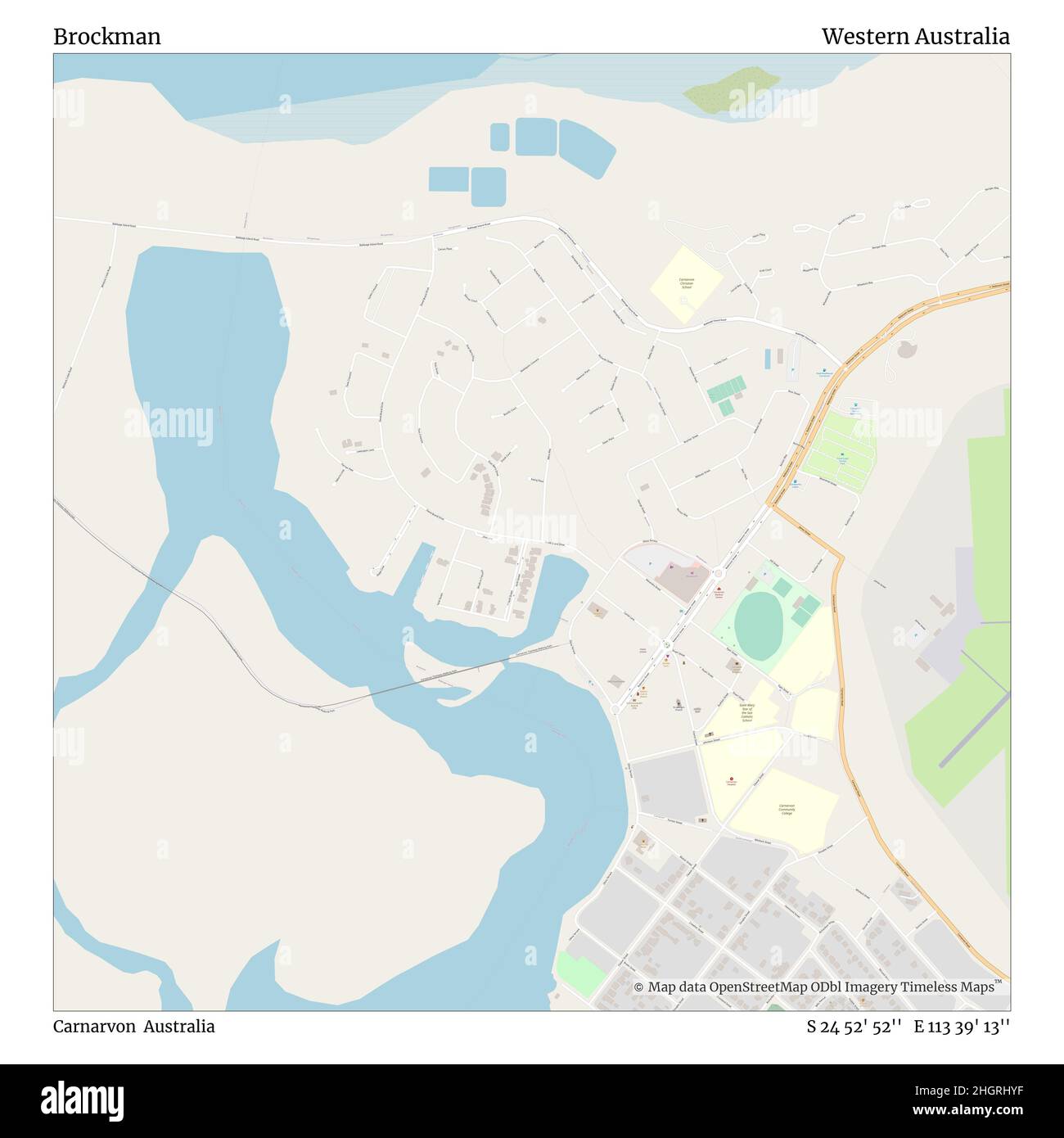 Brockman, Carnarvon, Australia, Western Australia, S 24 52' 52'', E 113 ...