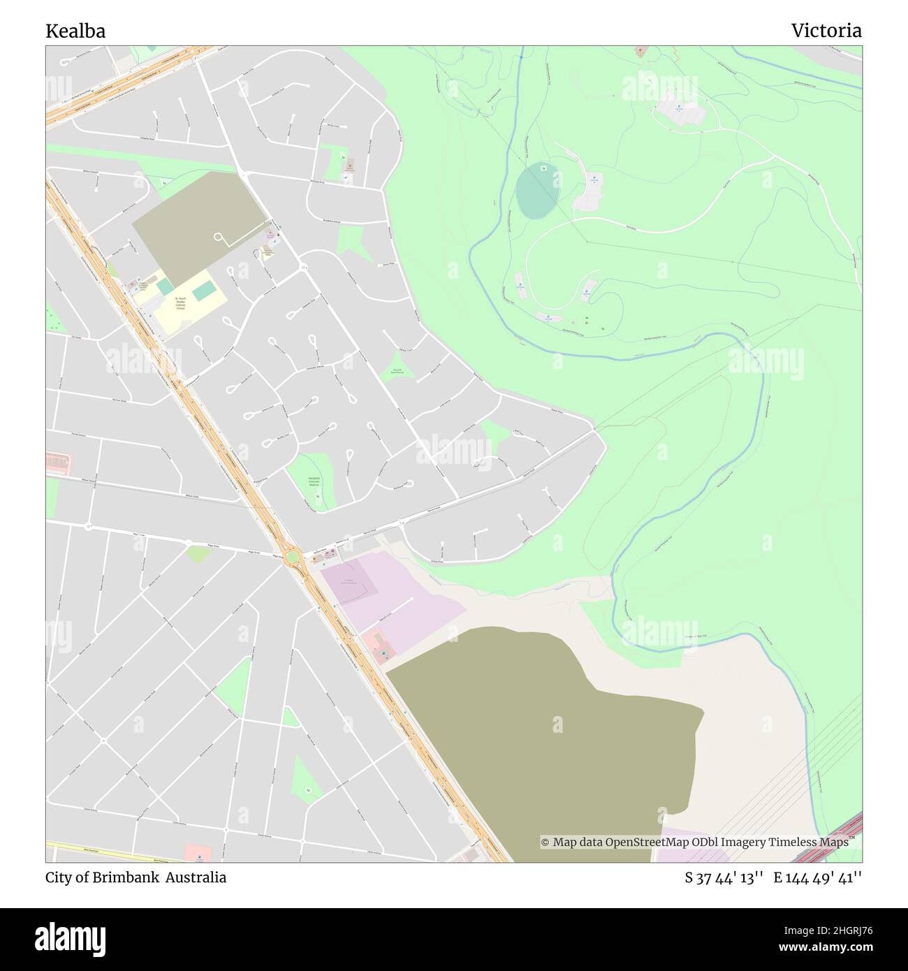 Kealba, City of Brimbank, Australien, Victoria, S 37 44' 13'', E 144 49 ...