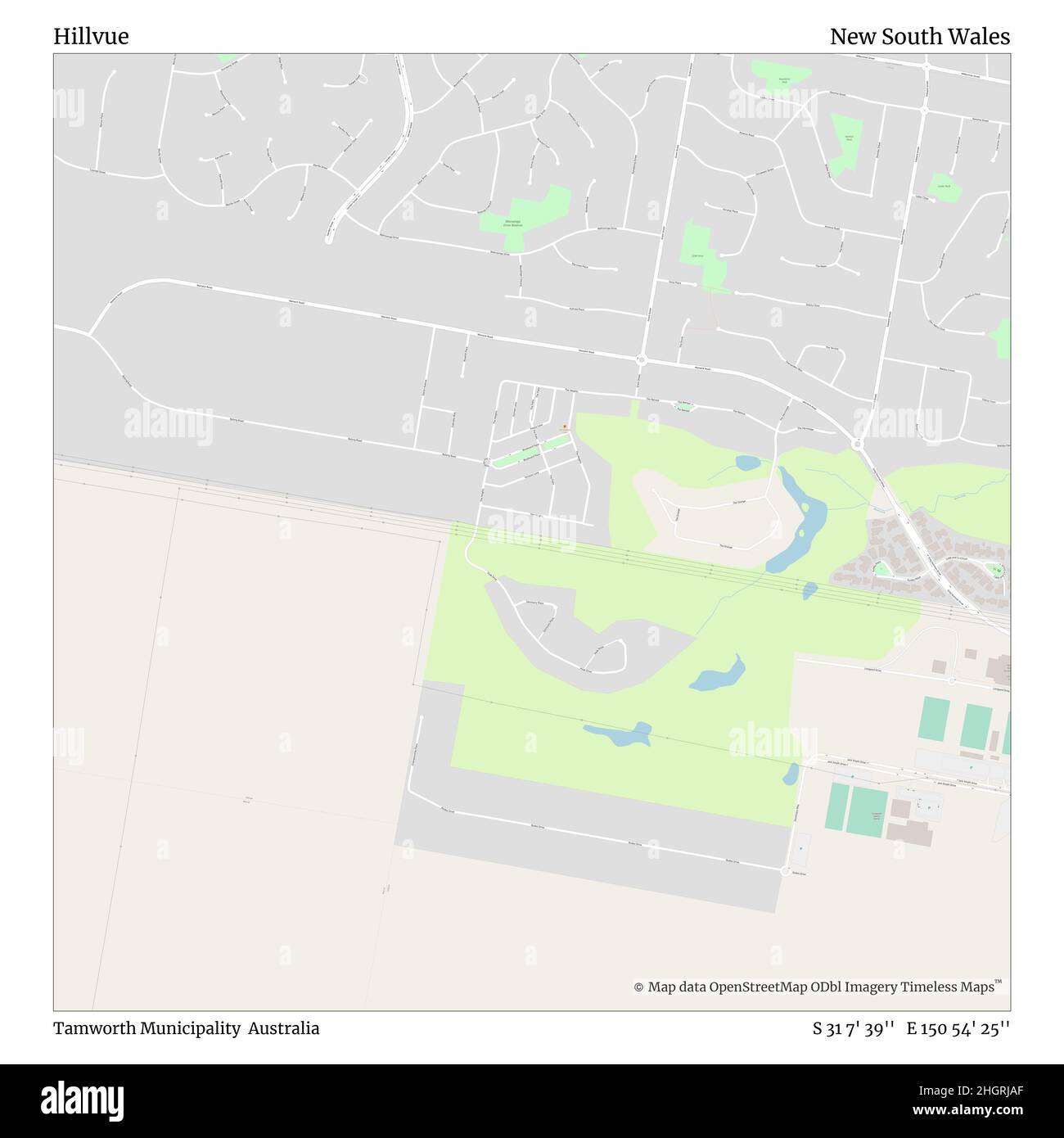 Hillvue, Tamworth Municipality, Australien, New South Wales, S 31 7' 39 ...
