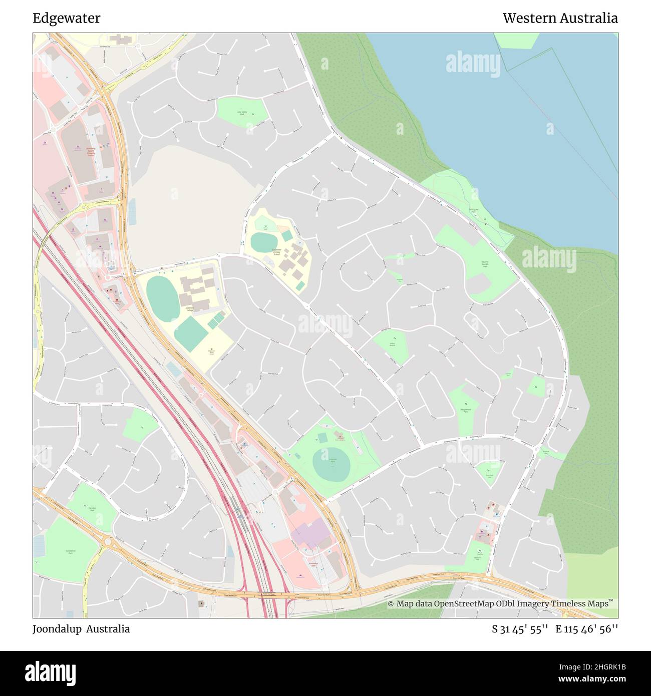 Edgewater, Joondalup, Australien, Western Australia, S 31 45' 55'', E ...