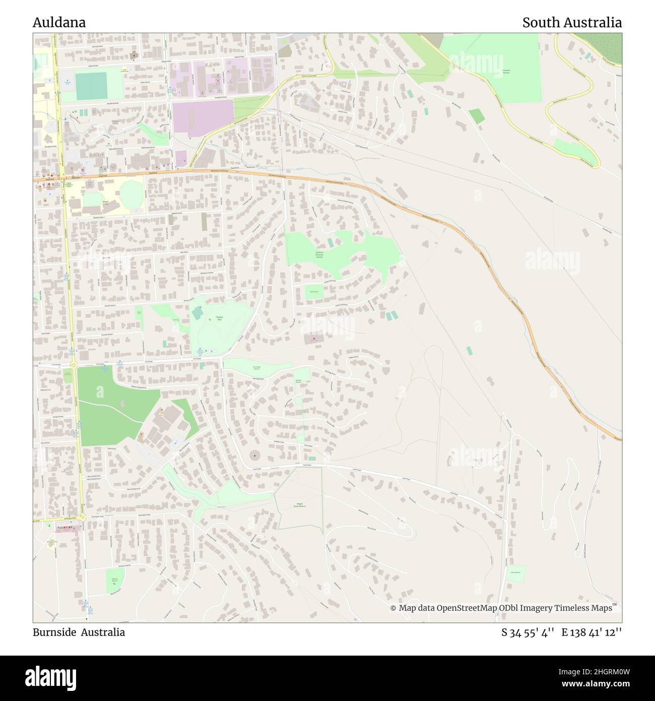 Auldana, Burnside, Australien, South Australia, S 34 55' 4'', E 138 41 ...