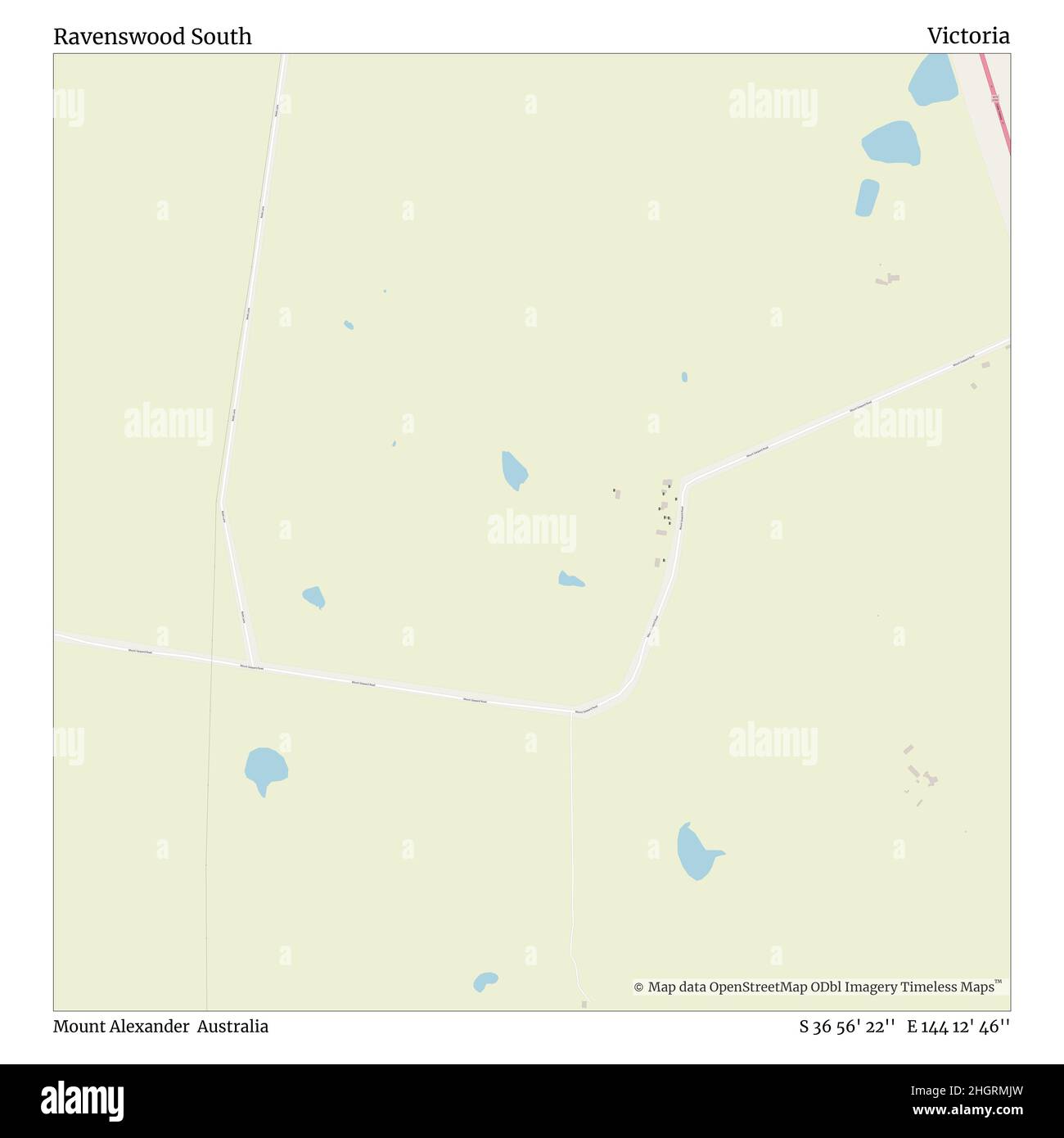 Ravenswood South, Mount Alexander, Australia, Victoria, S 36 56' 22 ...