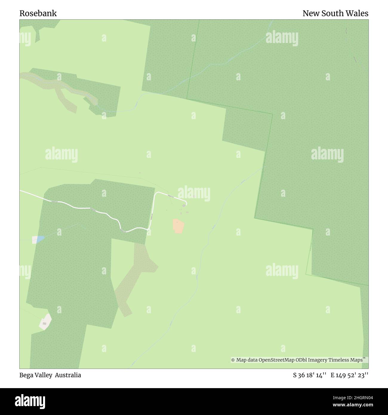 Rosebank, Bega Valley, Australien, New South Wales, S 36 18' 14'', E ...
