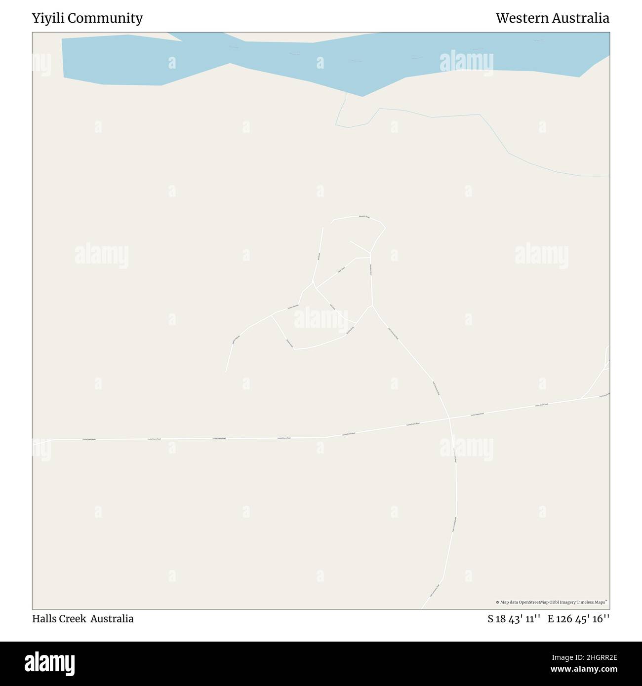 Yiyili Community, Halls Creek, Australien, Western Australia, S 18 43 ...