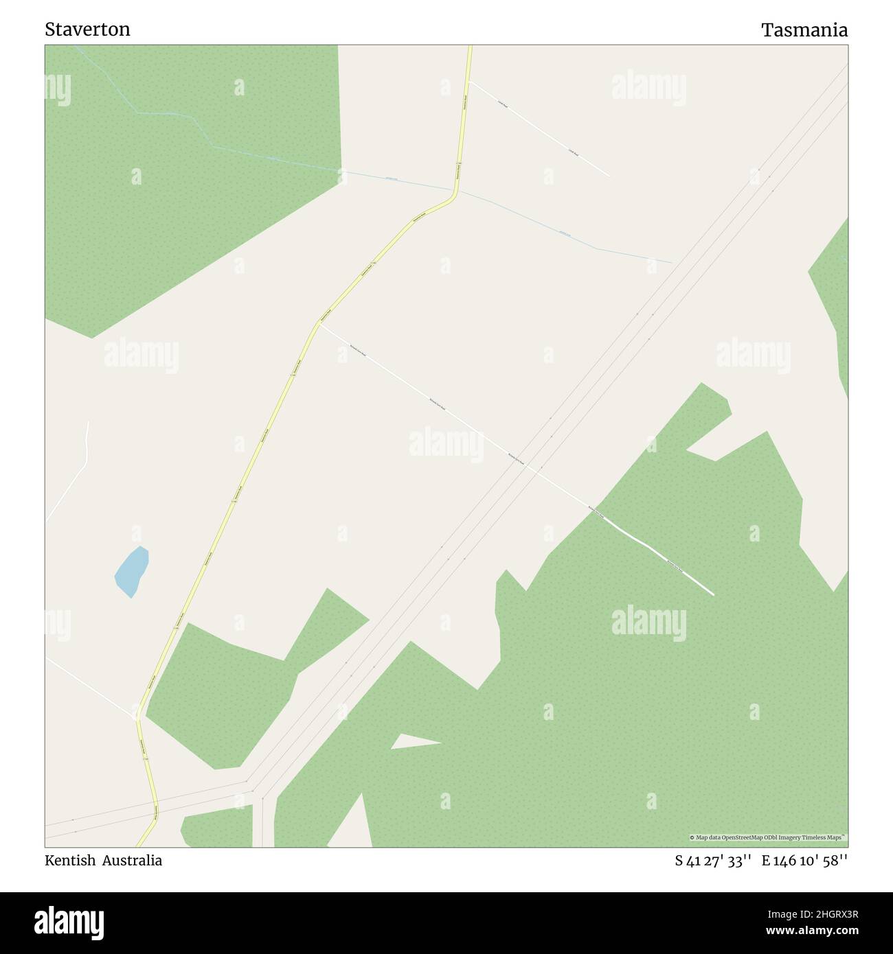 Staverton, Kentish, Australien, Tasmanien, S 41 27' 33'', E 146 10' 58 ...