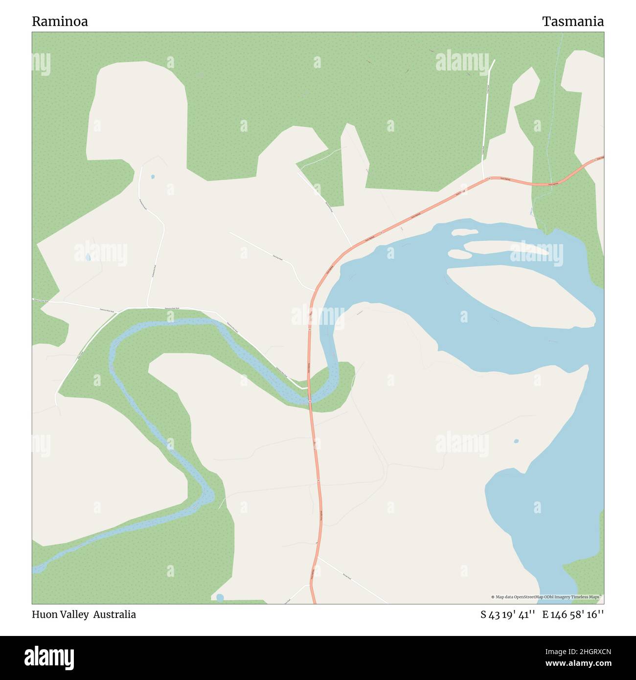 Raminoa, Huon Valley, Australien, Tasmanien, S 43 19' 41'', E 146 58 ...
