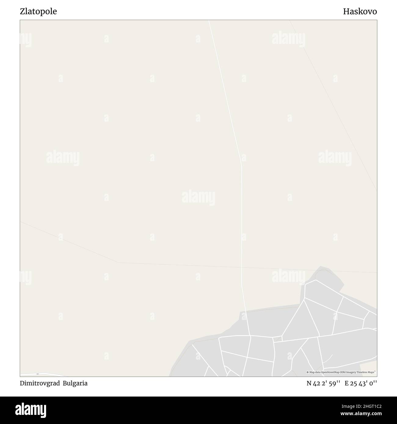 Zlatopole, Dimitrovgrad, Bulgarien, Haskovo, N 42 2' 59'', E 25 43' 0 ...