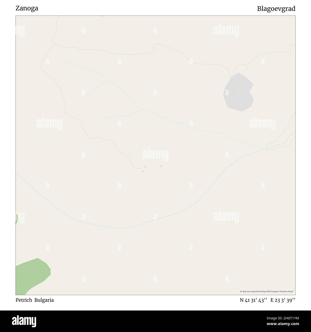 Zanoga, Petrich, Bulgarien, Blagoevgrad, N 41 31' 43'', E 23 3' 39 ...