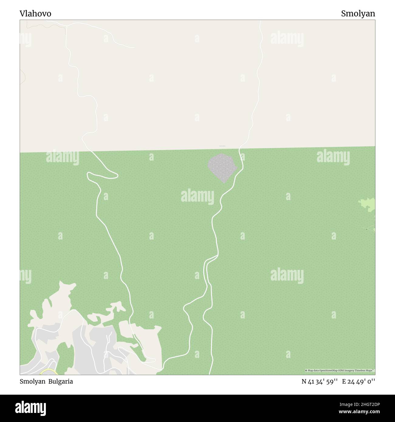 Vlahovo, Smolyan, Bulgarien, Smolyan, N 41 34' 59'', E 24 49' 0'', map ...