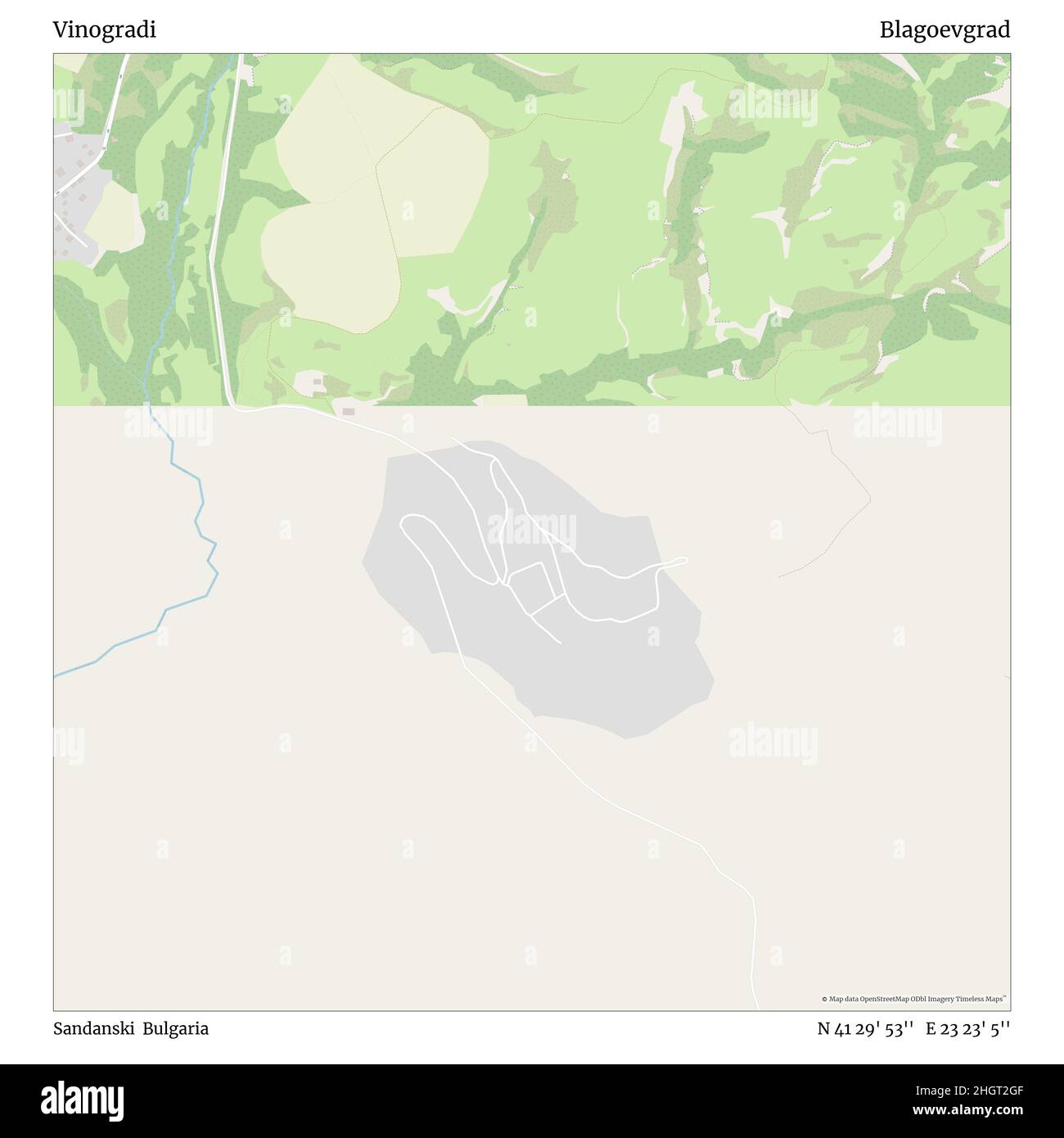 Vinogradi, Sandanski, Bulgarien, Blagoevgrad, N 41 29' 53'', E 23 23' 5 ...